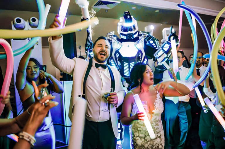 Interaktív Robot Show & LED Robot Sztárfellépő | Party Robot